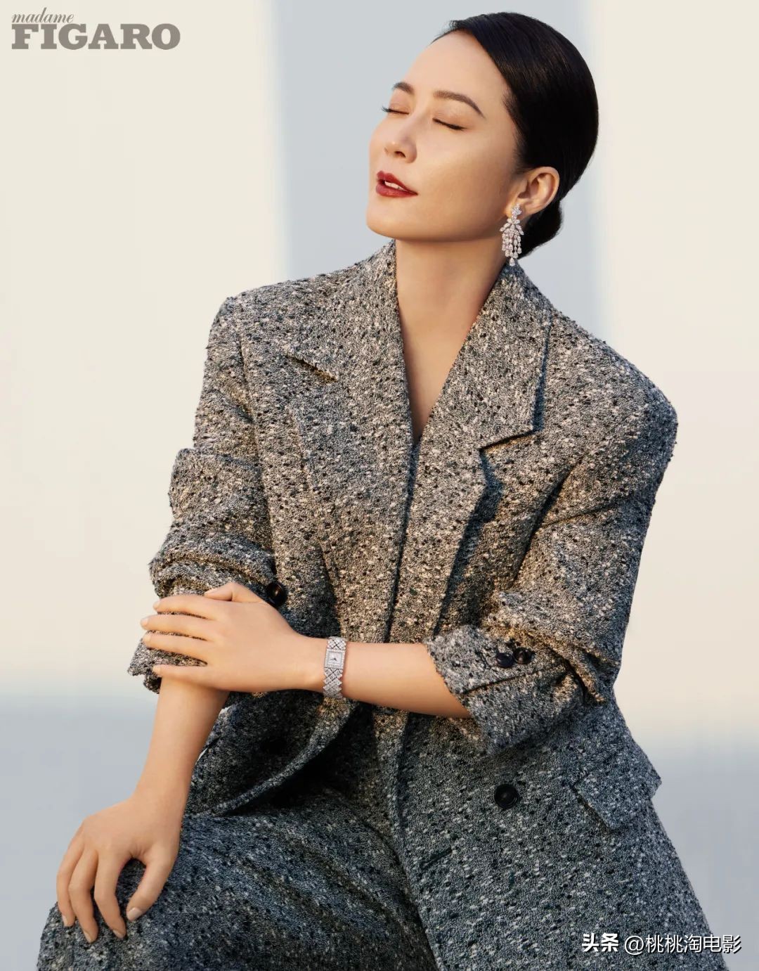 Actress Faye Yu's "Madame Figaro World" magazine blockbuster, the ...