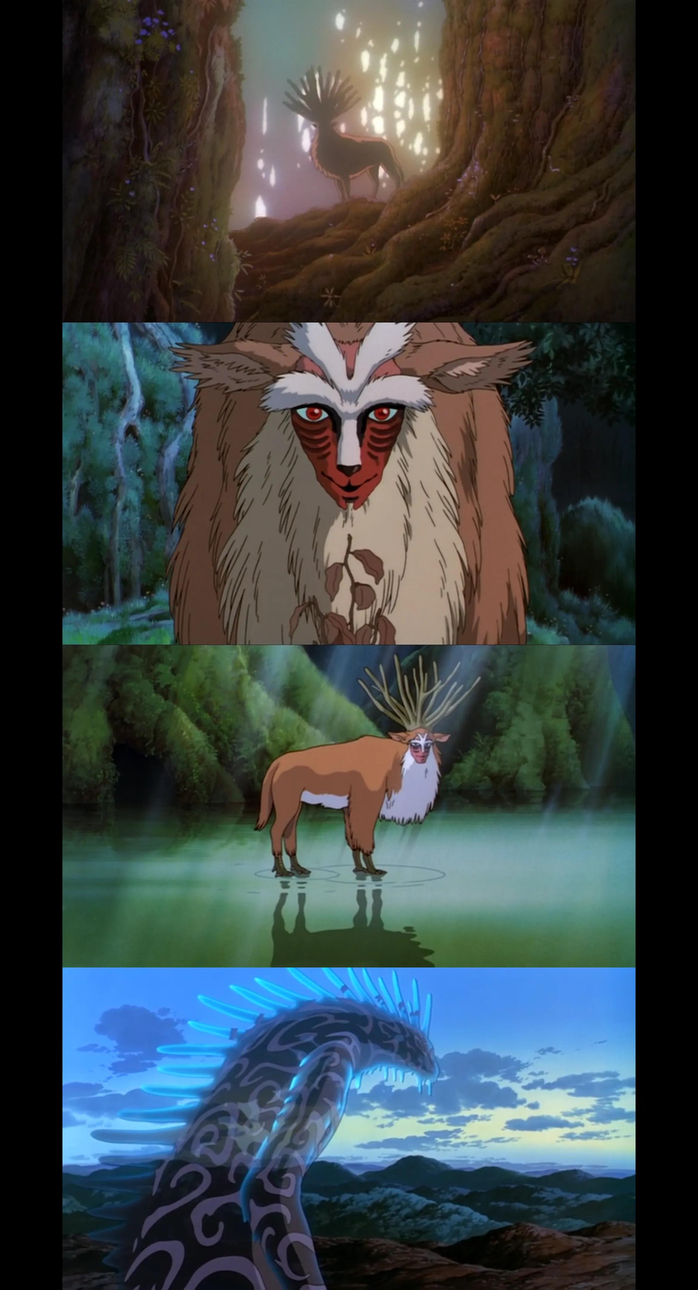 "Princess Mononoke" seeks balance in the communication between man and ...