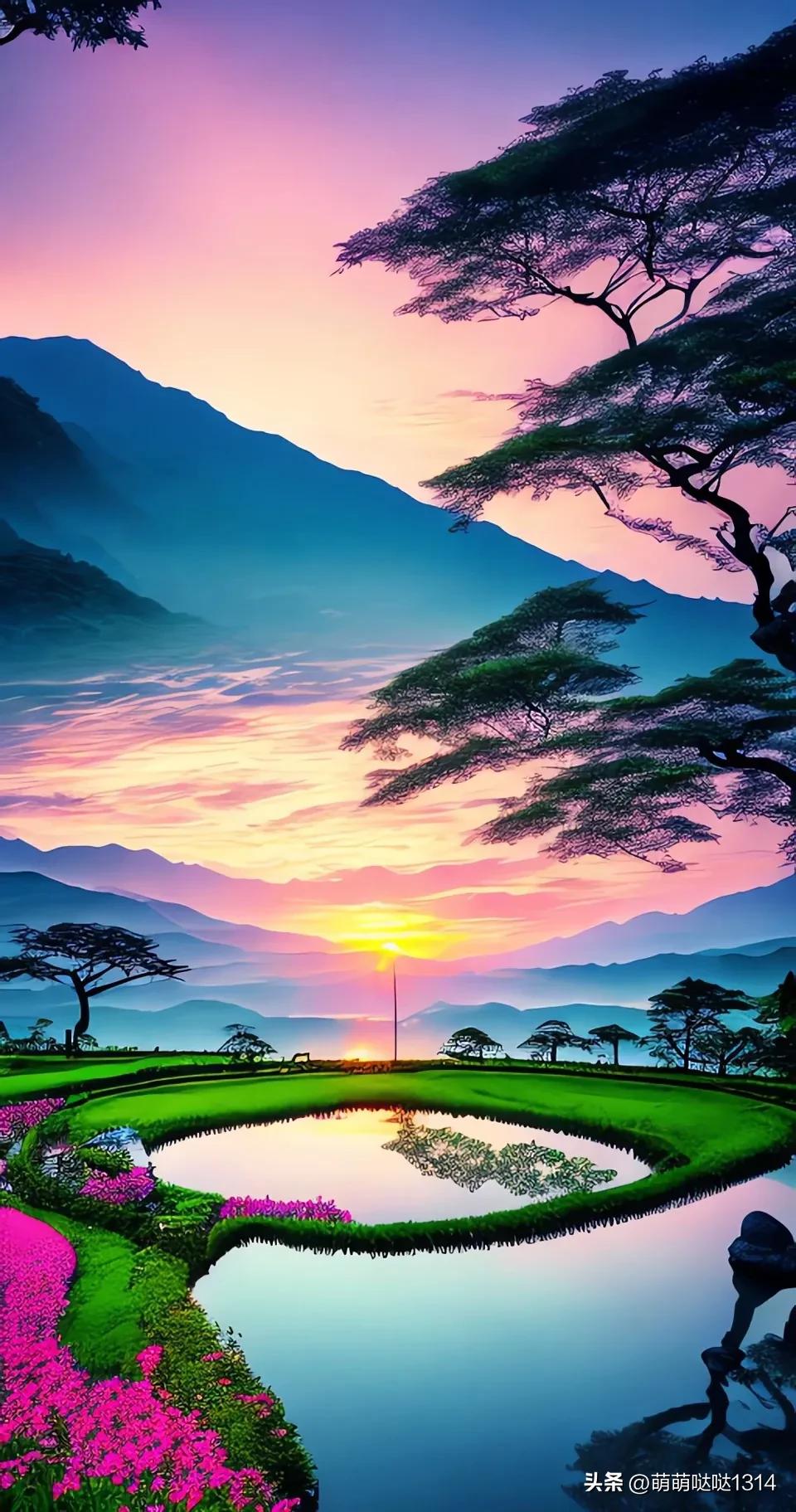 The scenery is also expressing my emotions, a fairyland on earth and a ...