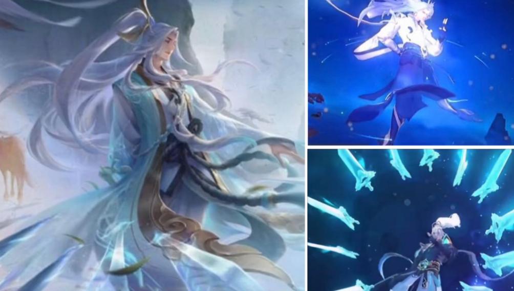 The skin of the S29 year is Li Bai, and the science fiction silver hair ...