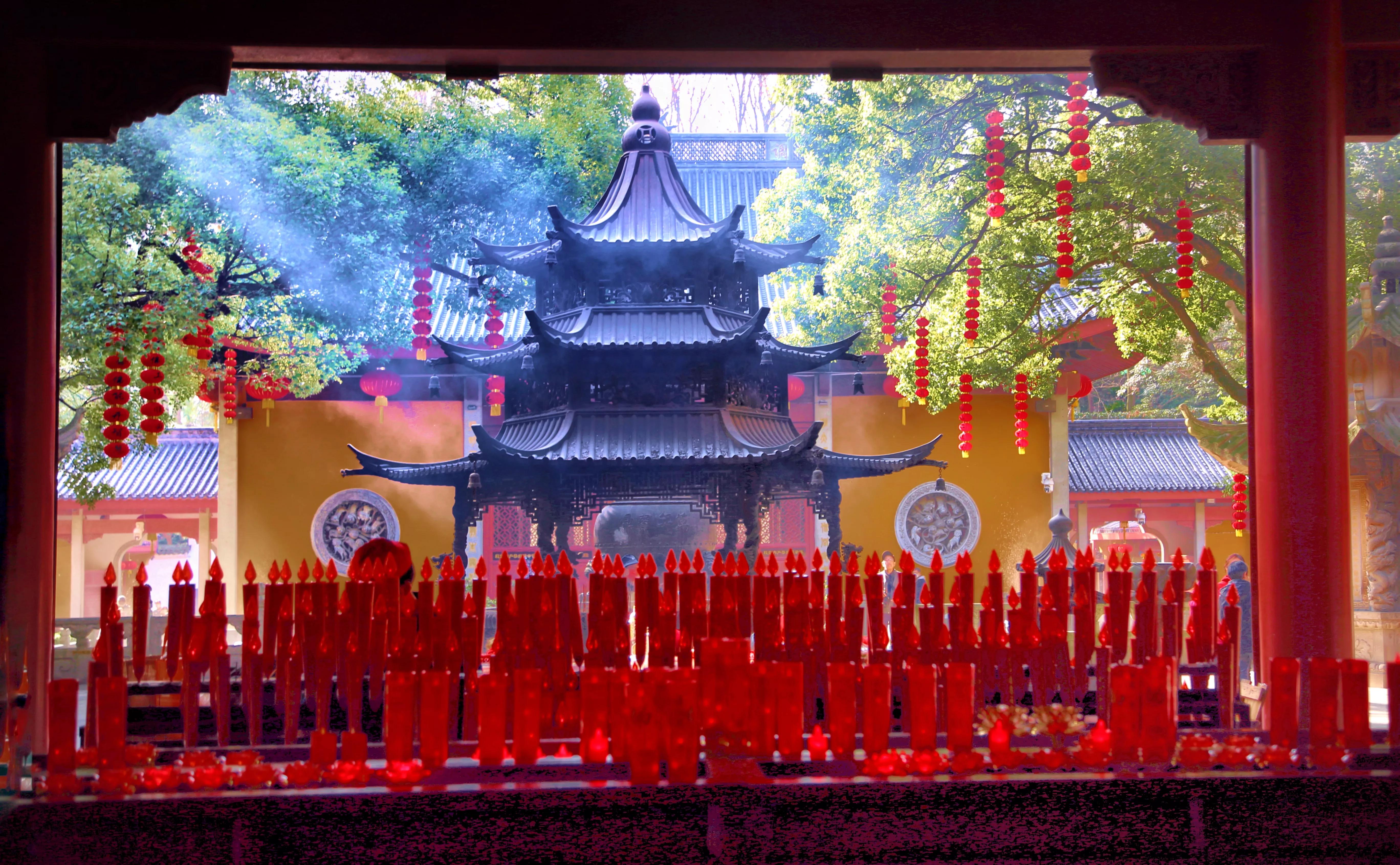 The Spring Scenery of Faxi Lecture Temple in Shangtianzhu - iMedia