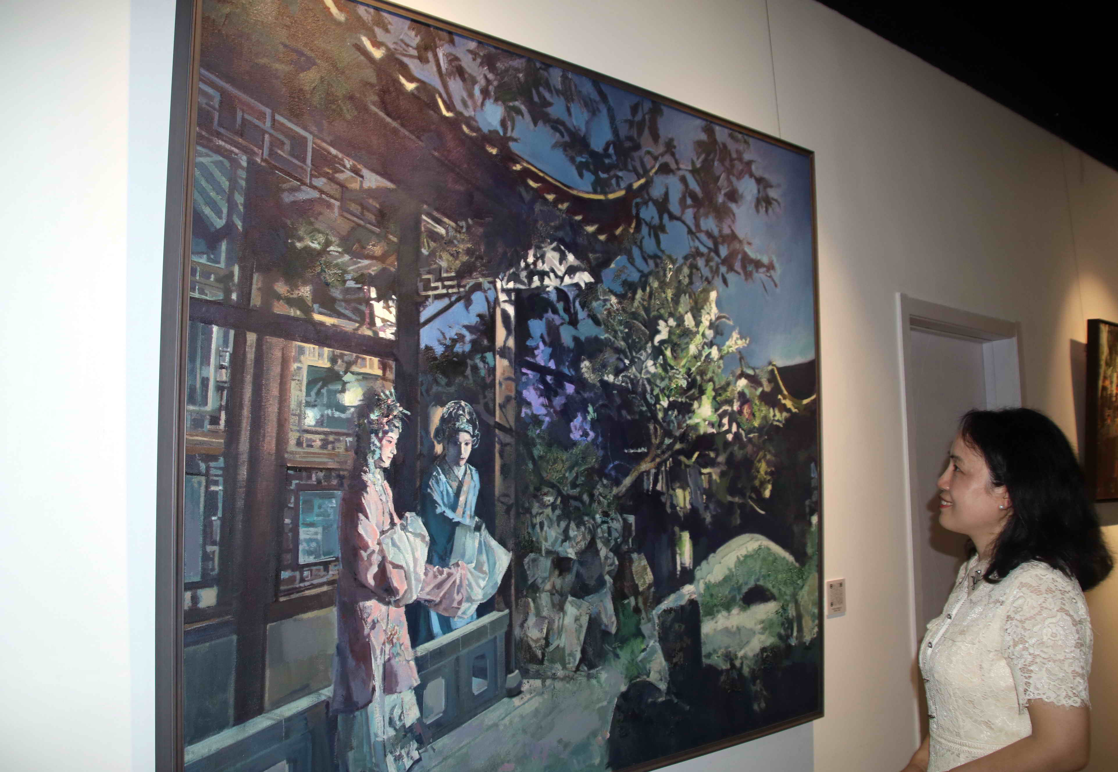 The oil paintings of young artist Wu Xiaofei bring the audience an artistic experience with ...