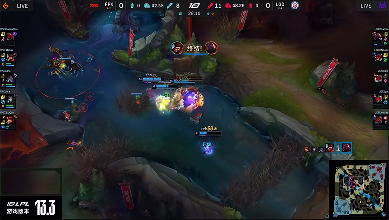 LOL-LPL: Xiaoxu won the game by cleverly grabbing the Dragon Soul in the wine barrel, FPX lost 1 ...