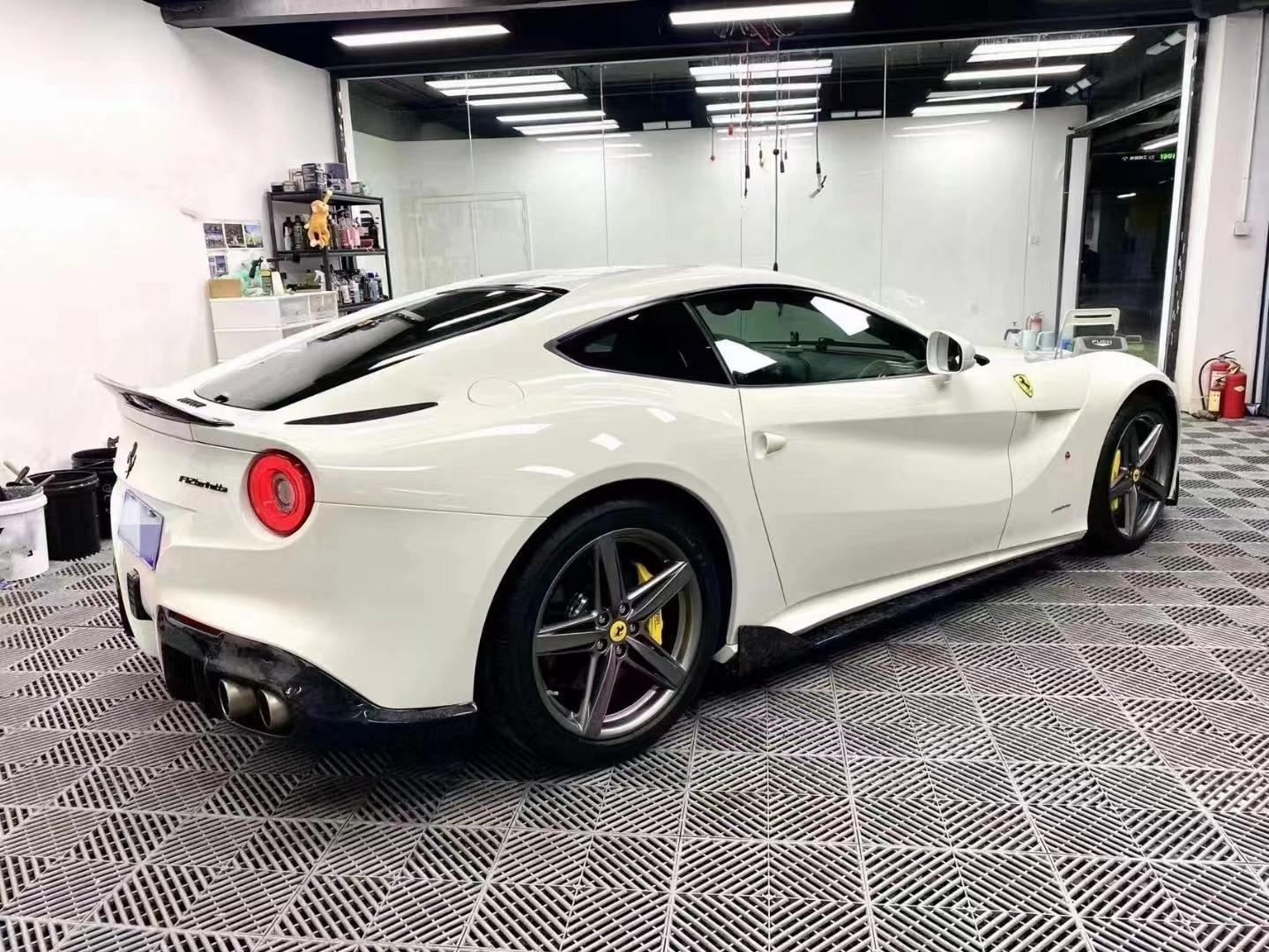 Ferrari F12 Rare White and Blue Color Matching - iNEWS