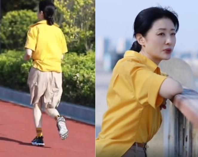 Former CCTV host Zhou Tao rarely took photos of work, wearing pajamas without makeup, with fair ...