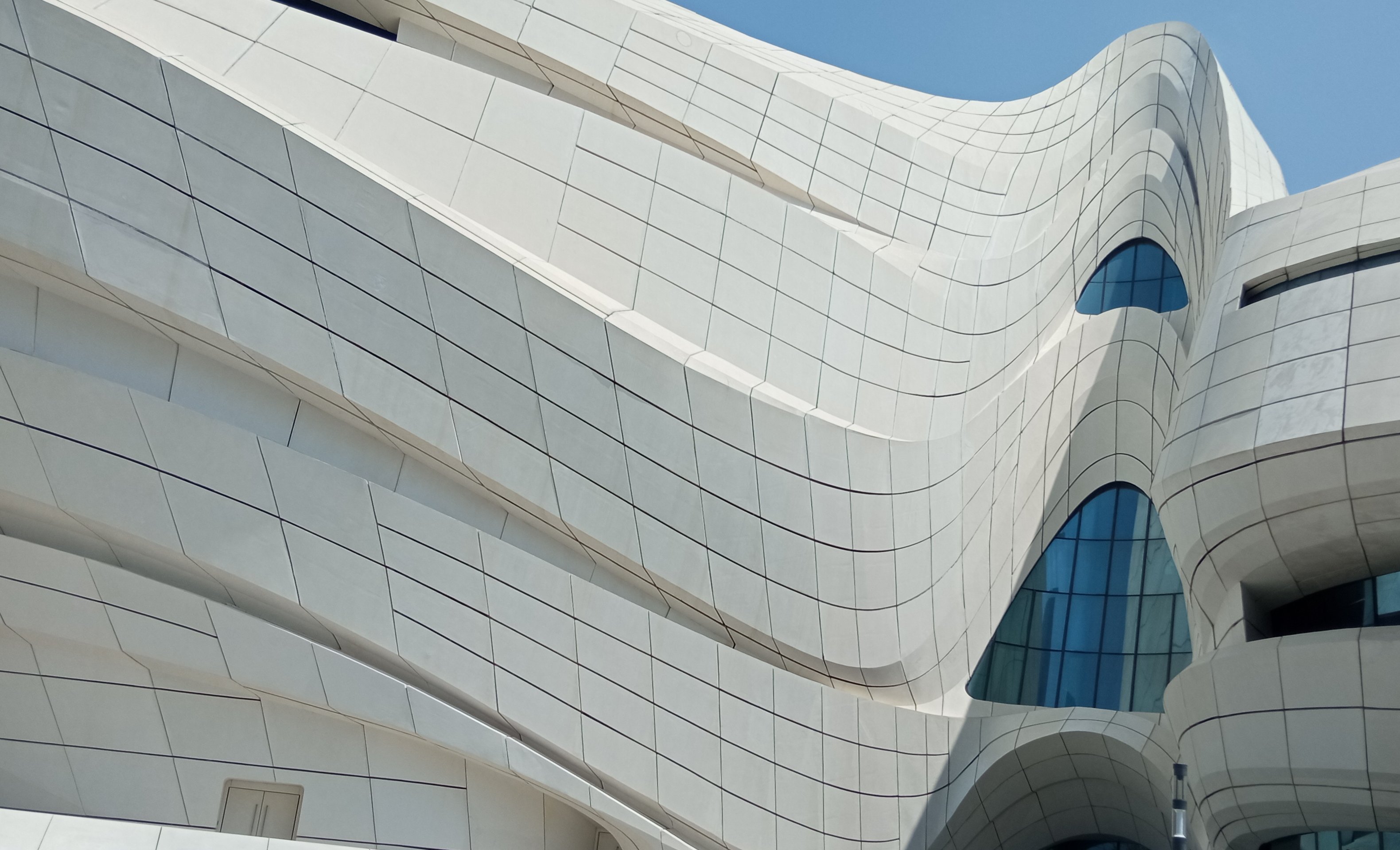 Punch in the world's largest "hibiscus flower" building in Changsha ...