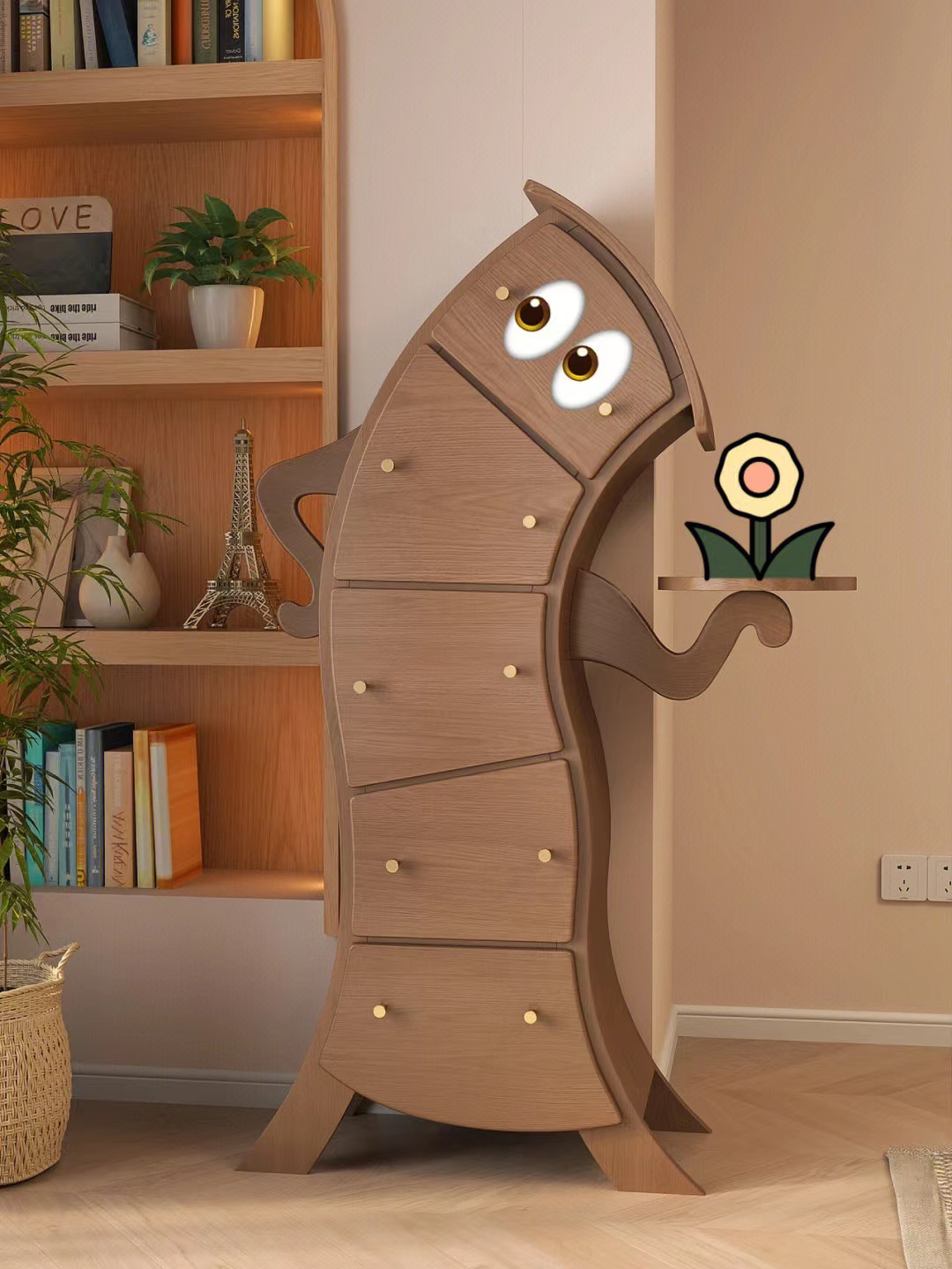 Weird, cute, akimbo chest of drawers, so cute - iNEWS