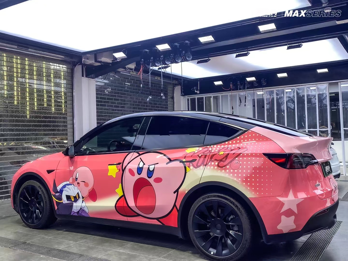 Tesla modelY-LB color change film Star Kirby painting, private ...