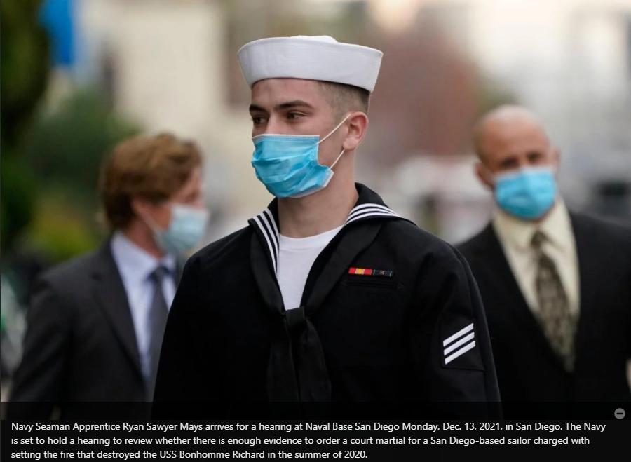 US Navy: The sailors accused of burning the "Goodman Richard" two ...