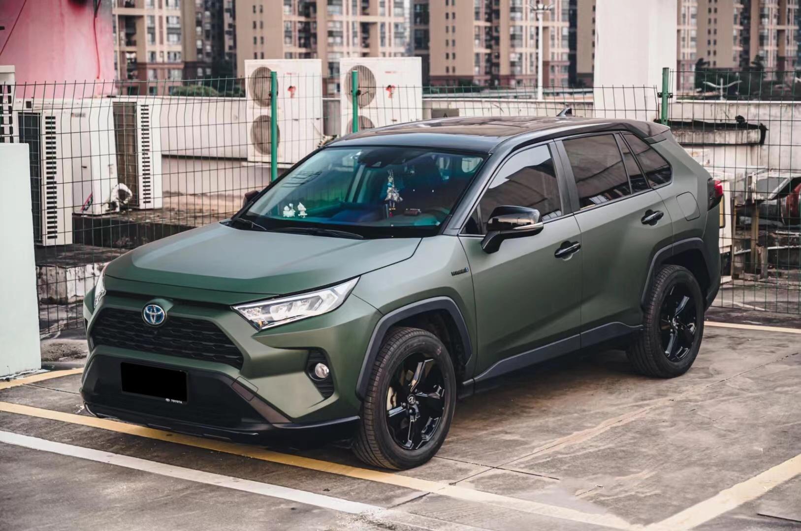 Toyota Rav4 Color Change Satin Army Green - iNEWS