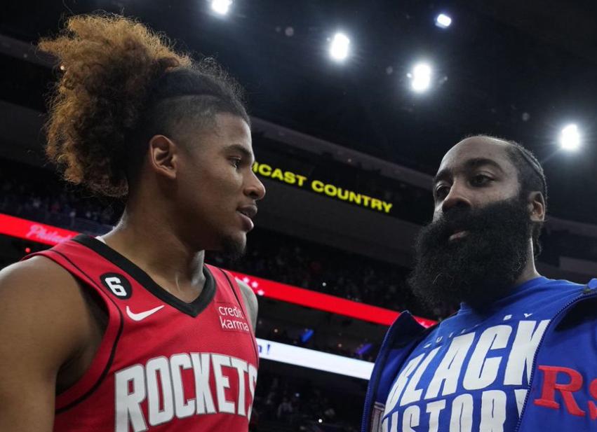 This time I really returned to the rocket board! Harden's return to the ...