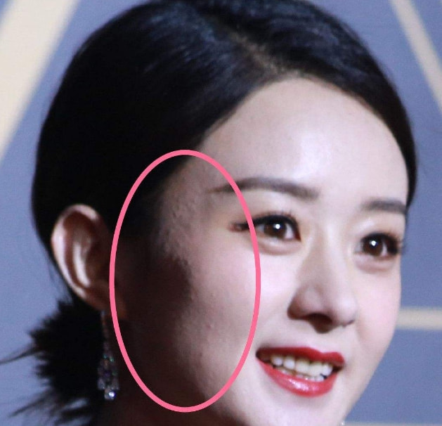 Female stars are embarrassed in front of the camera, with fake white ...