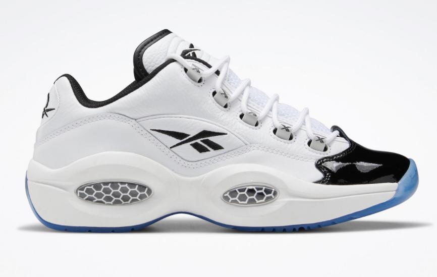 "Black Toe" Dress Up! New color matching Iverson Reebok Question Low ...