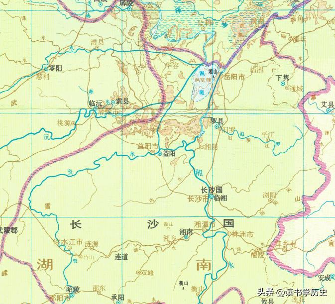 Through the map, understand the historical changes of Yiyang City ...