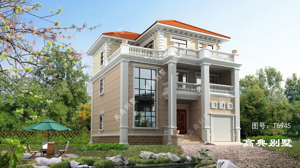 A complete collection of design pictures of self-built houses in rural ...