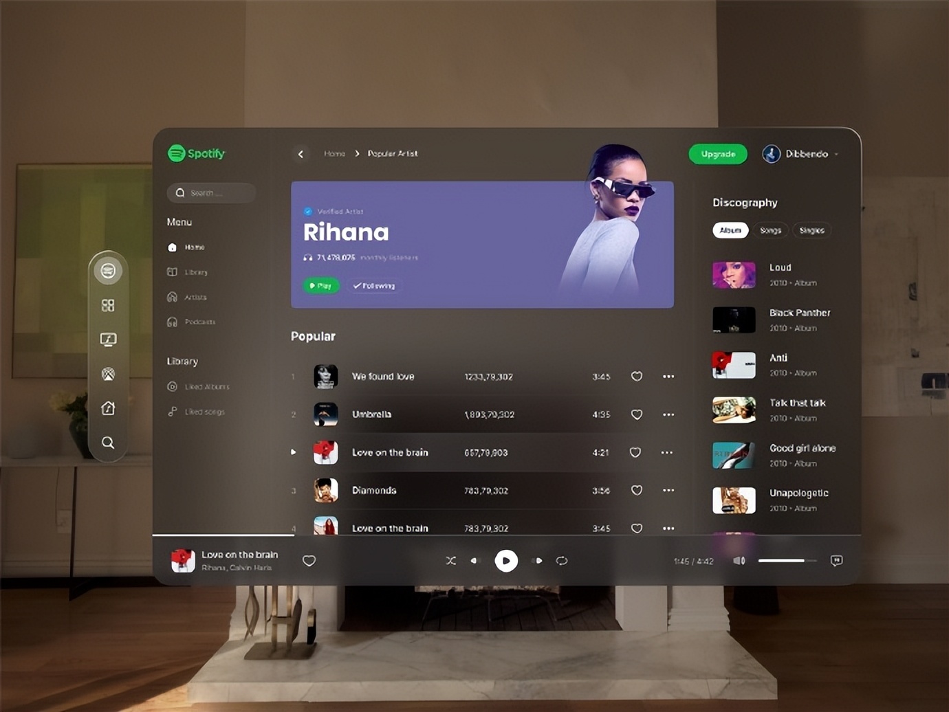 APP interface design case based on Apple Vision Pro - iMedia