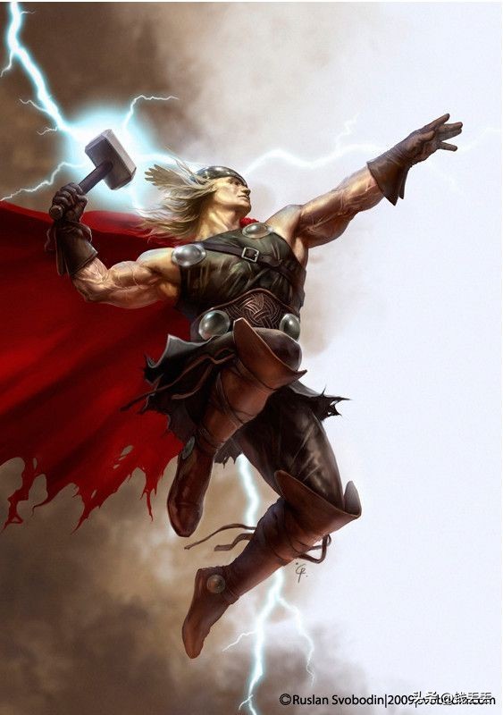 Thunder God: Punishes evil and promotes good, a god with strong ...