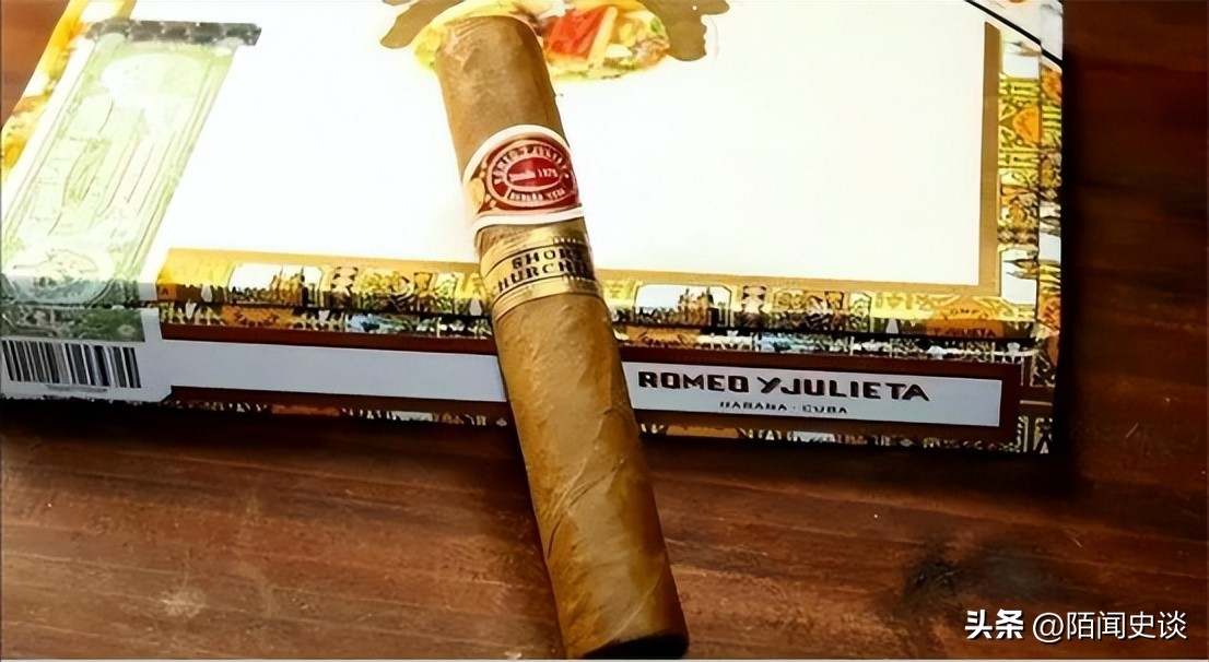 In 1953, the cleaner picked up half a cigar thrown away by Churchill ...