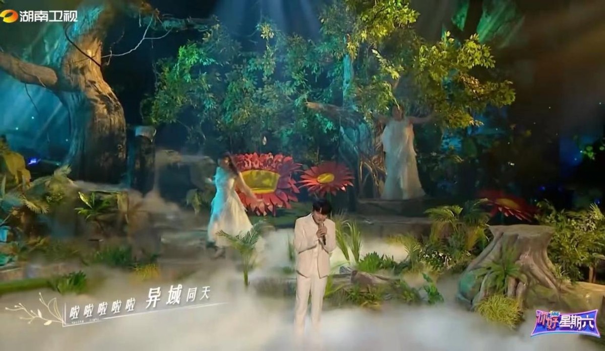 Watching Zhou Shen and Yang Liping perform "Harmony with Light" on the ...