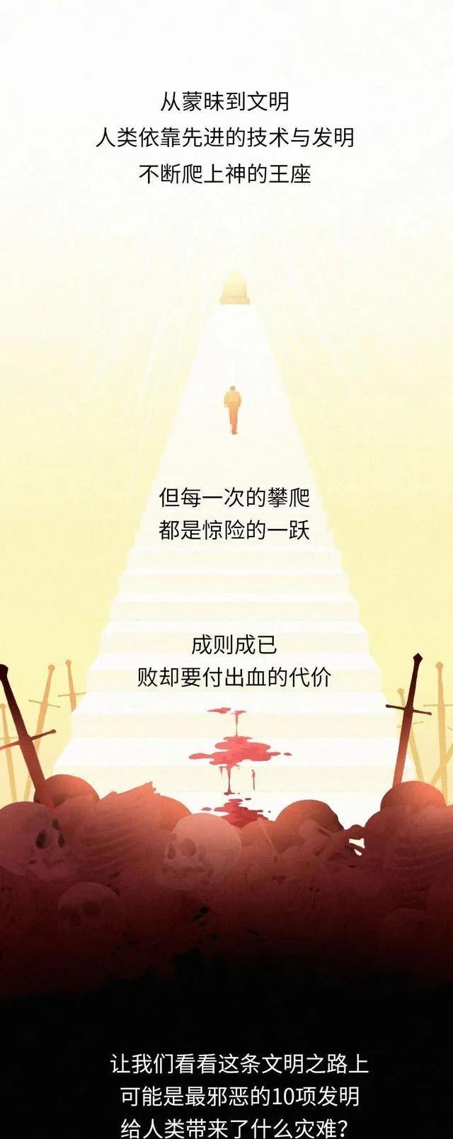 10 "evil" inventions in human history have brought a lot of disasters ...