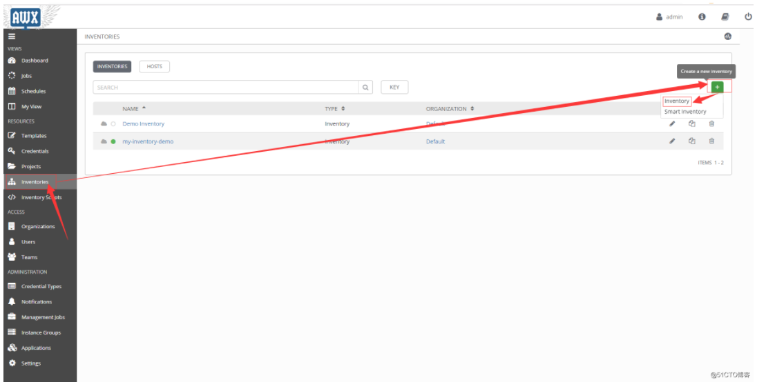 Ansible AWX basic configuration and use - iNEWS