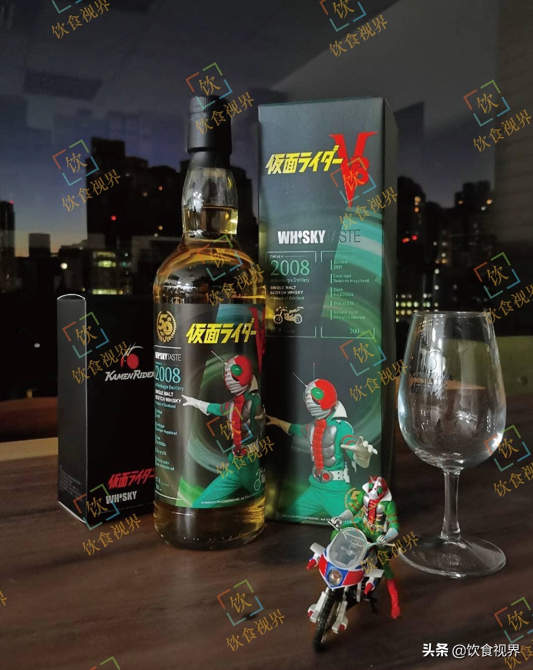 The first liquor of the classic anime "Kamen Rider" riding series ...
