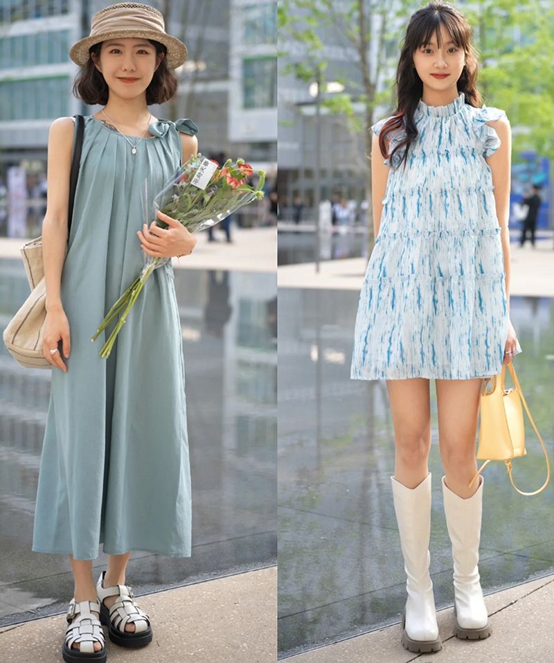 Stop wearing ineffective outfits! Girls in Hangzhou wear simple and ...