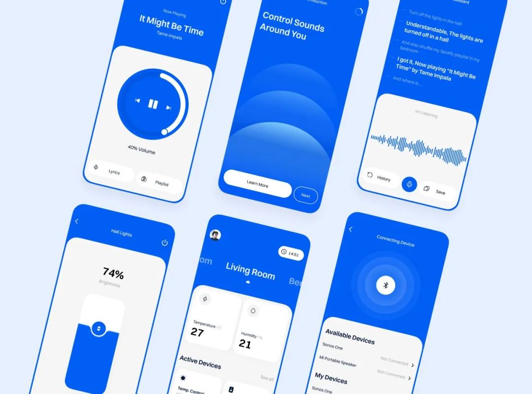 Foreign APP interface design!interactive freshness - iMedia