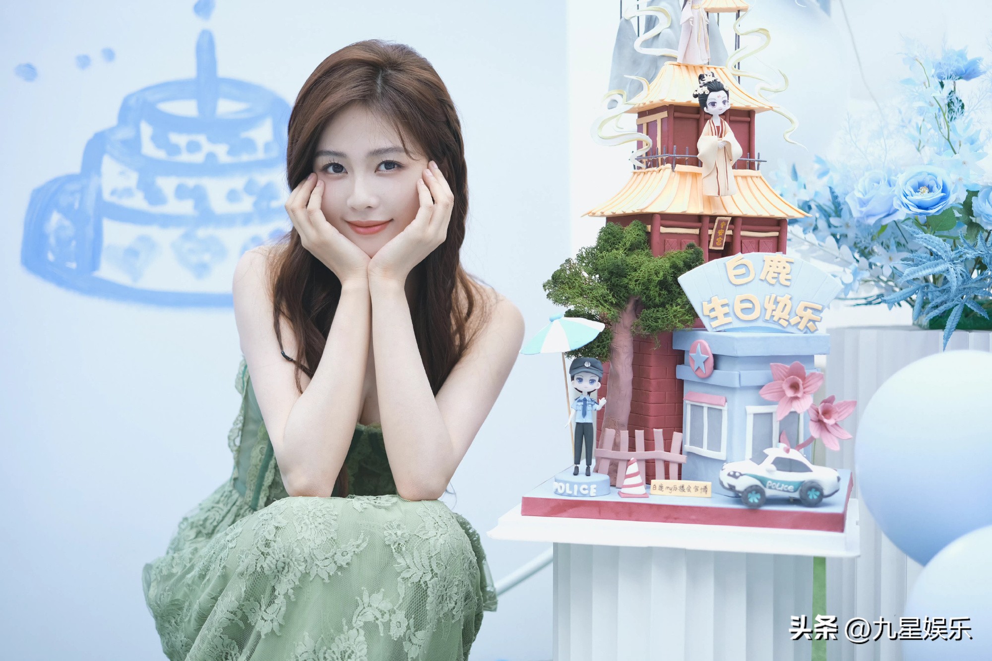 Bailu's birthday photo, it turns out that Bailu's real name is Bai ...