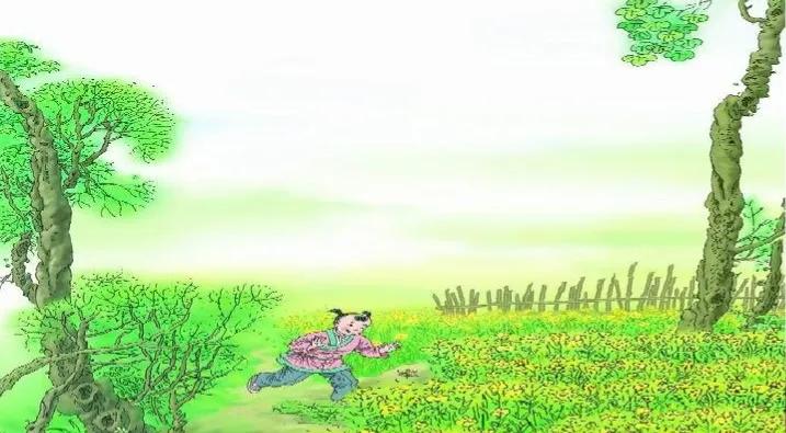 Two ancient pastoral poems in the beautiful countryside, in a leisurely ...