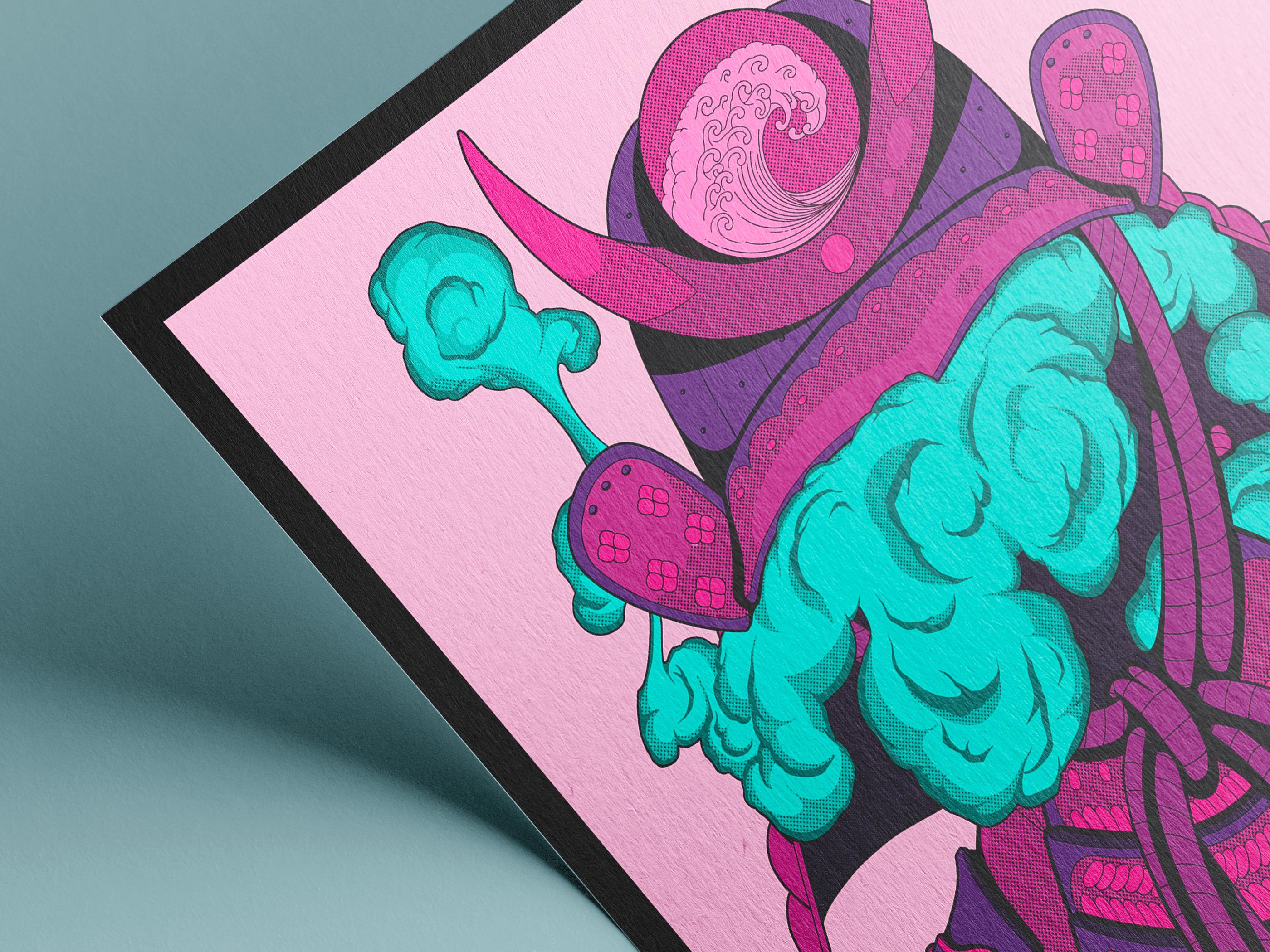 Weird and unique illustrations, full of details, excellent line, light ...