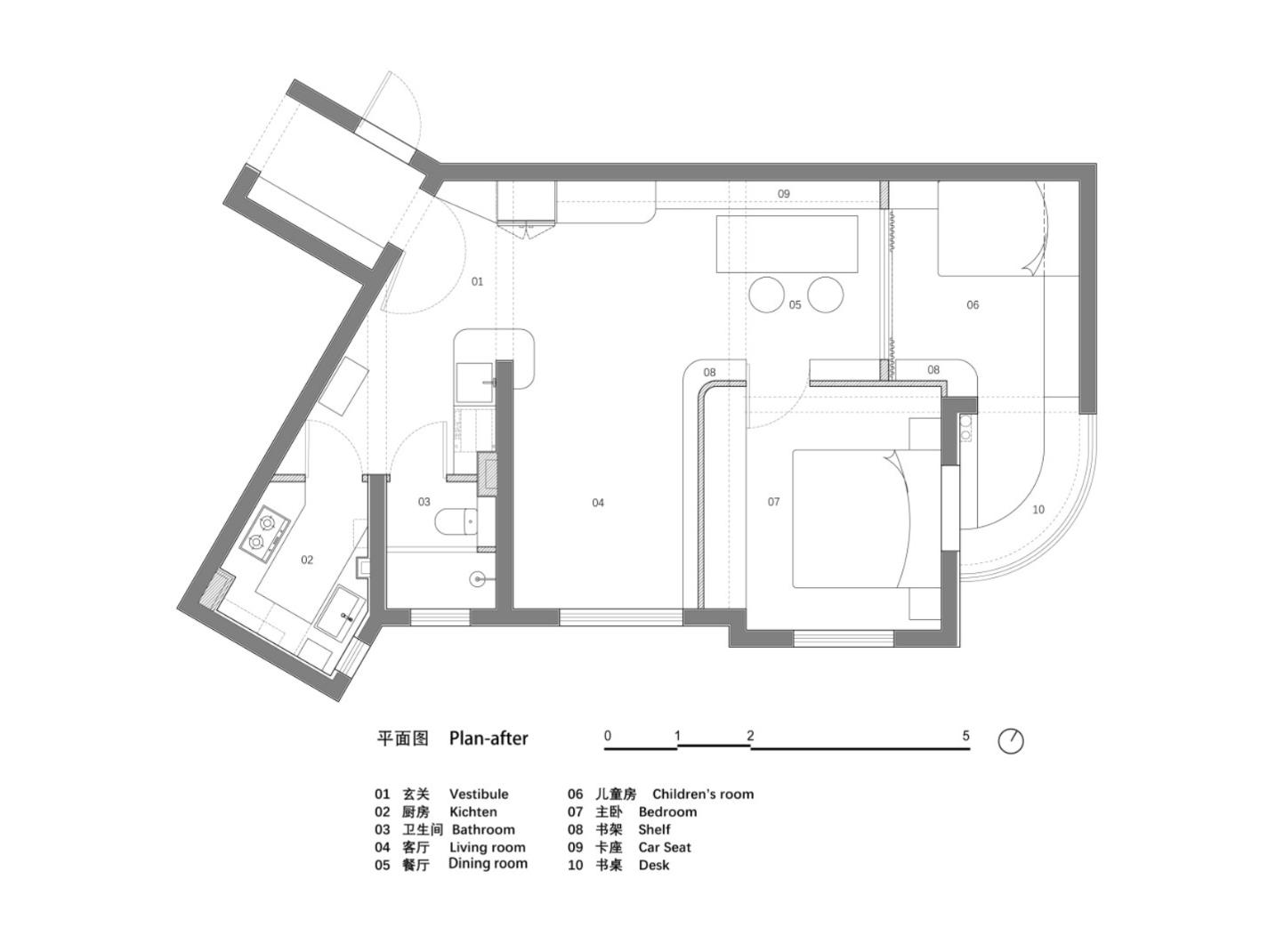 Her 83-square-meter strange apartment type surprised me as soon as I ...
