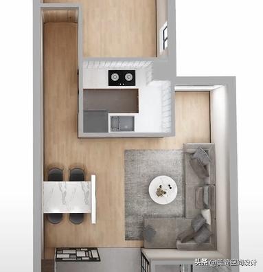 The 48-square-meter small apartment in the suite is renovated, and ...