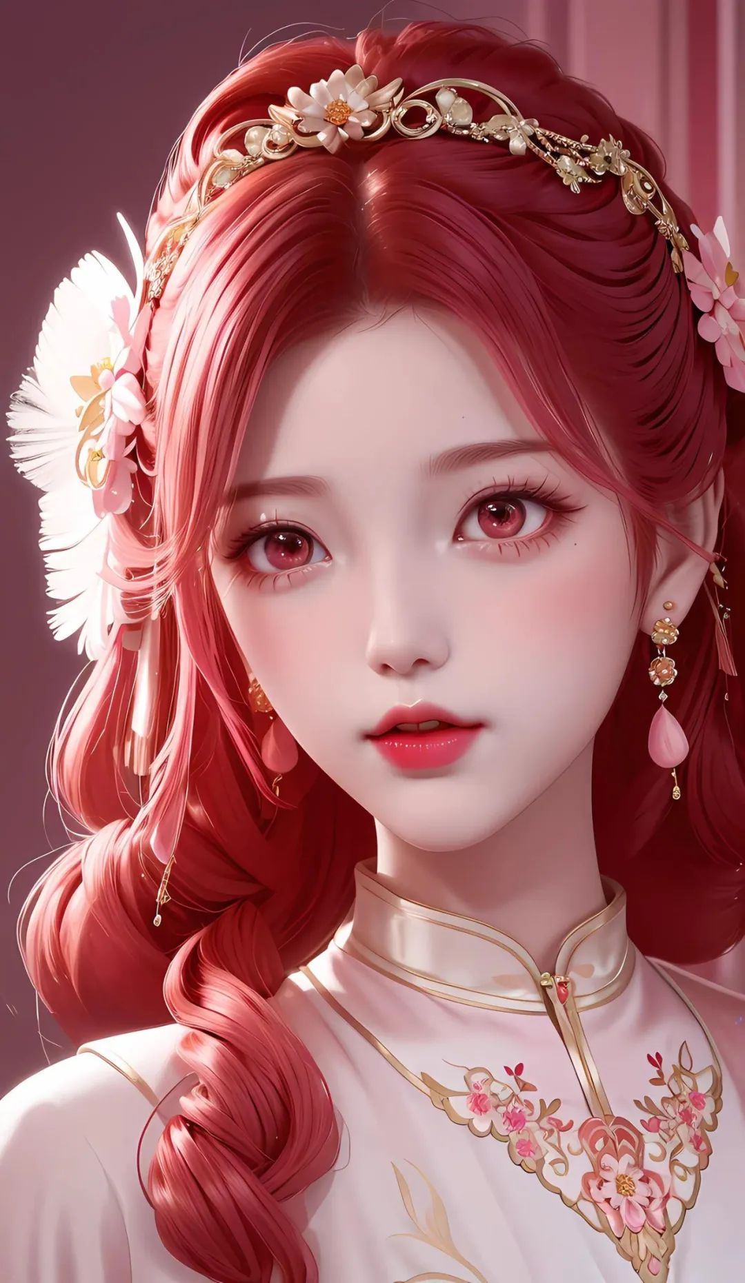 AI painting: delicate and pretty red style - iNEWS