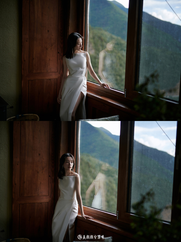 Dong Jiemei is back to her peak, her skin is so fair and glowing, she ...