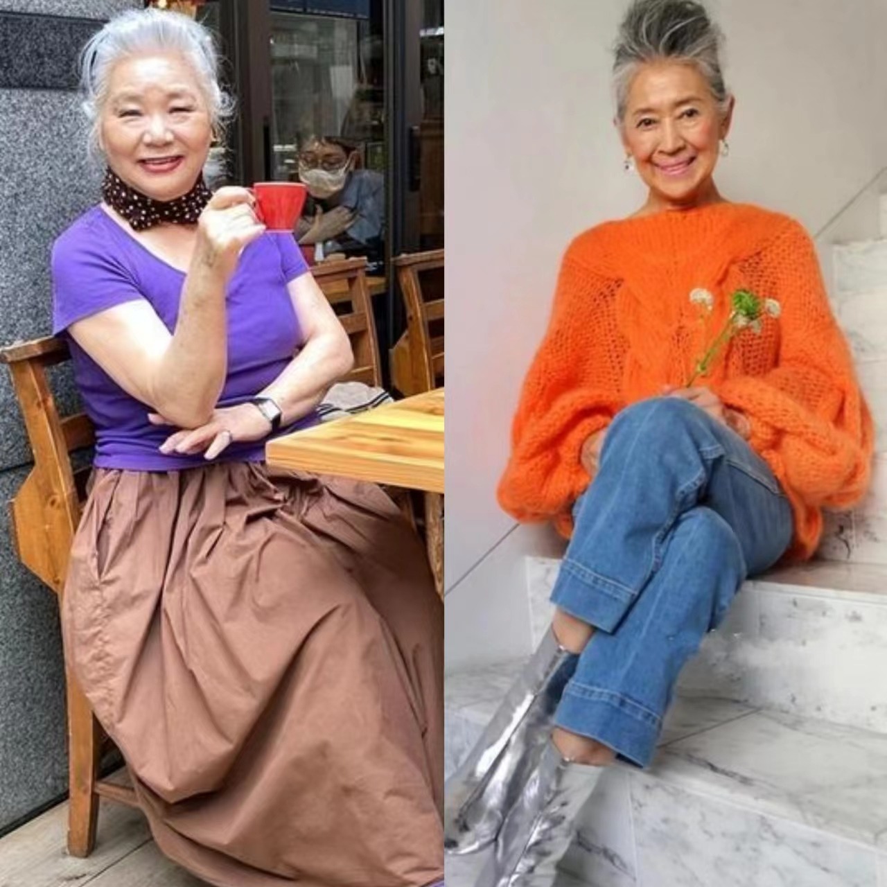 After reading these grandma's outfits, I realized that older and more ...