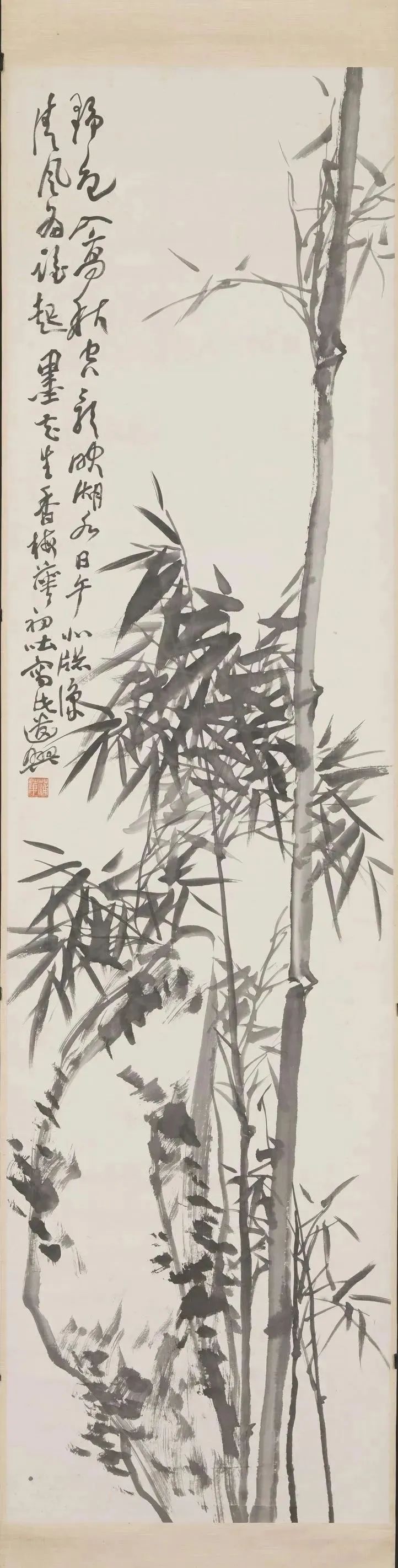 Pu Hua: Fourteen screens of Xiaoxiao ink bamboo, the fragrance of ink ...