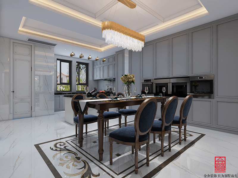 Vanke Hongjun 380 square meters of American and elegant fashion ...