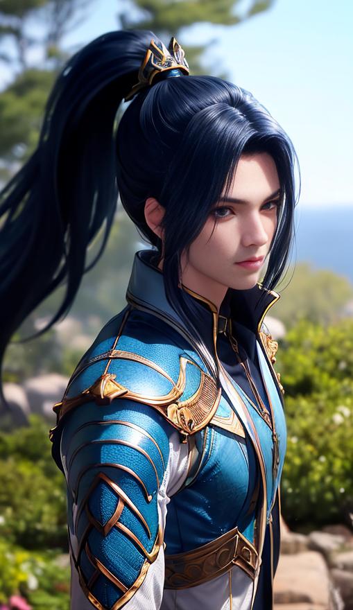 Douluo Continent: This is the first painting of Tang San in the ...