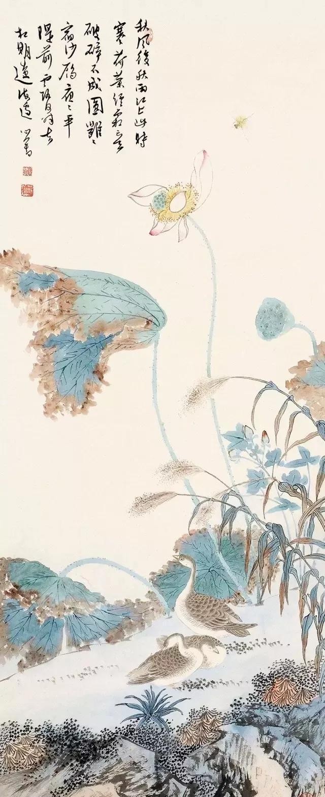 The lotus paintings by Pu Xinyu can calm you down! - iNEWS