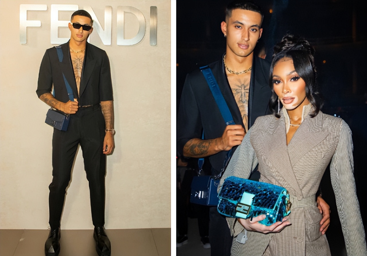 Kuzma accompanies his girlfriend to the show!I met Kim Kardashian by ...