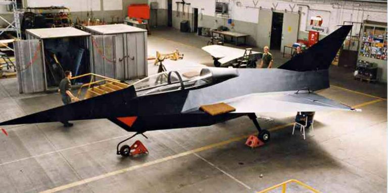 The West German "Firefly" stealth fighter was born at the same time as ...