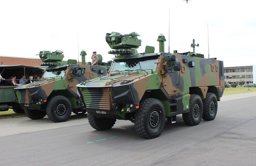 The French army received new armored vehicles, equipped with modern ...