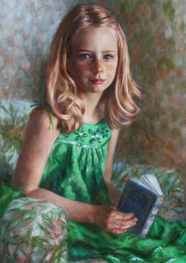 Painter Gwenneth Barth White's Oil Painting Works Appreciation (Photo ...