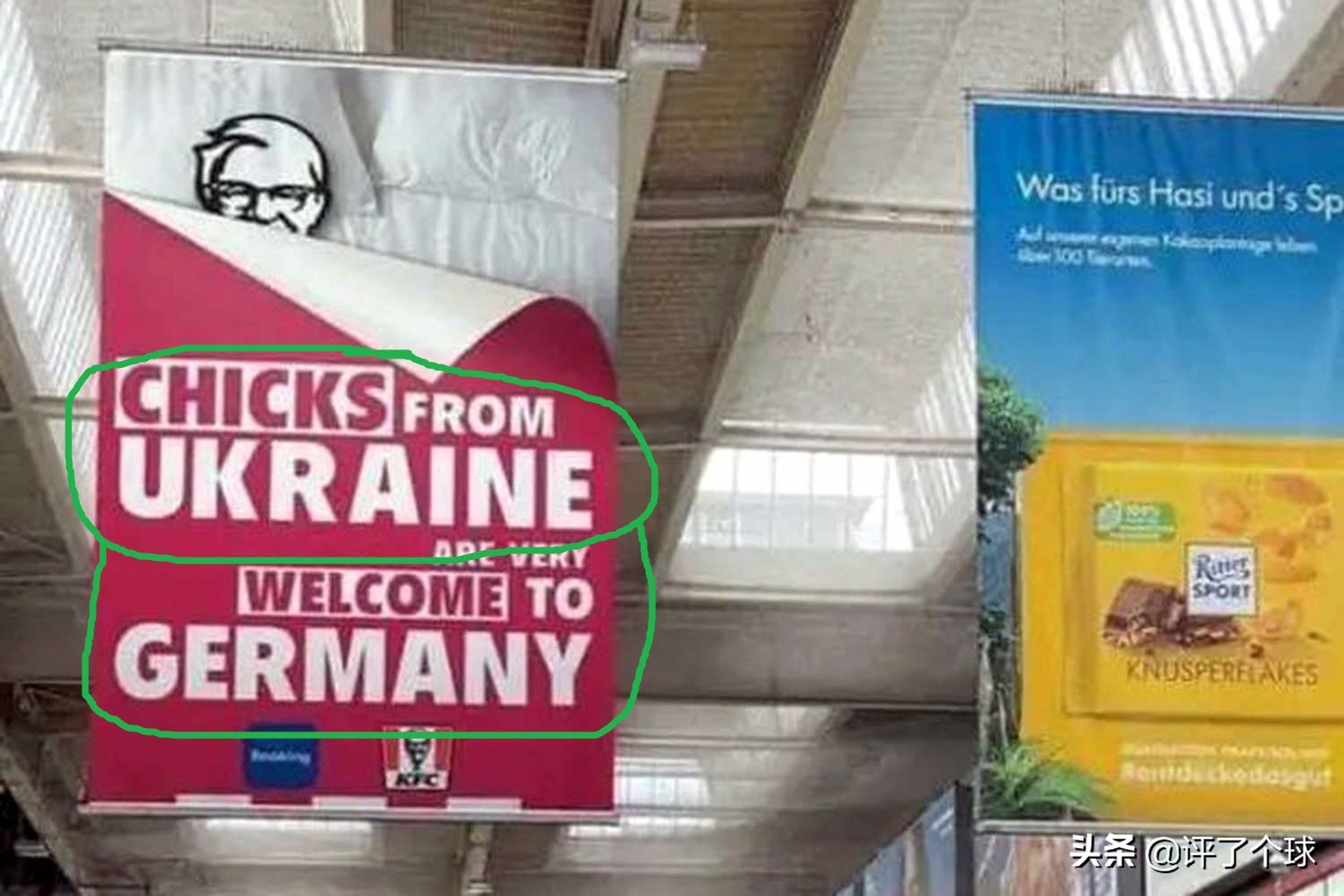 German KFC ad sparks controversy: "Chicken from Ukraine, welcome to ...
