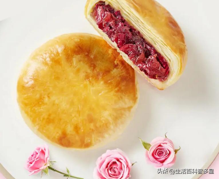 Traditional Chinese dim sum crispy rose sweetheart cake, how to make it ...