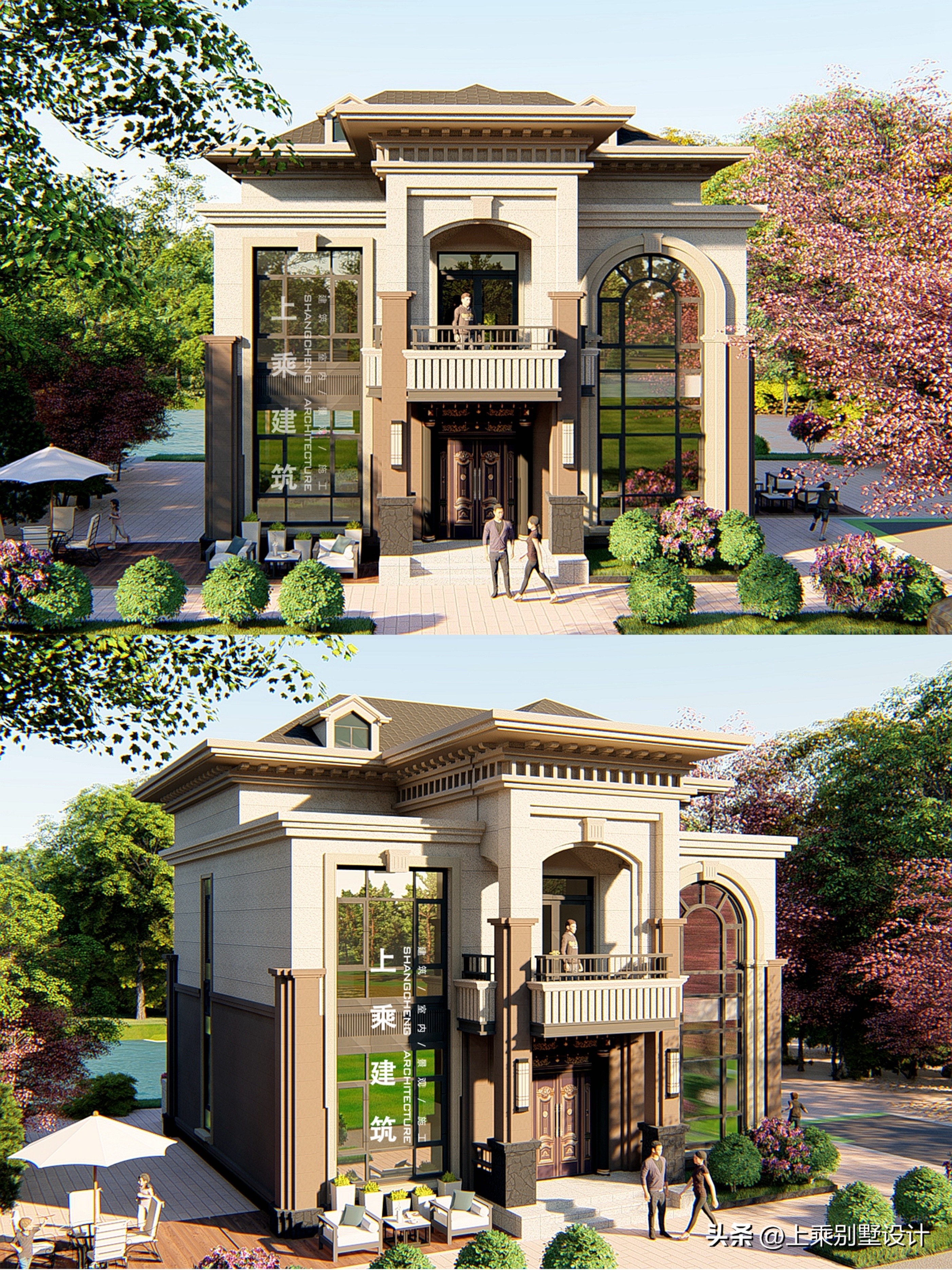Covering an area of 120 square meters, it has a two-story luxury ...