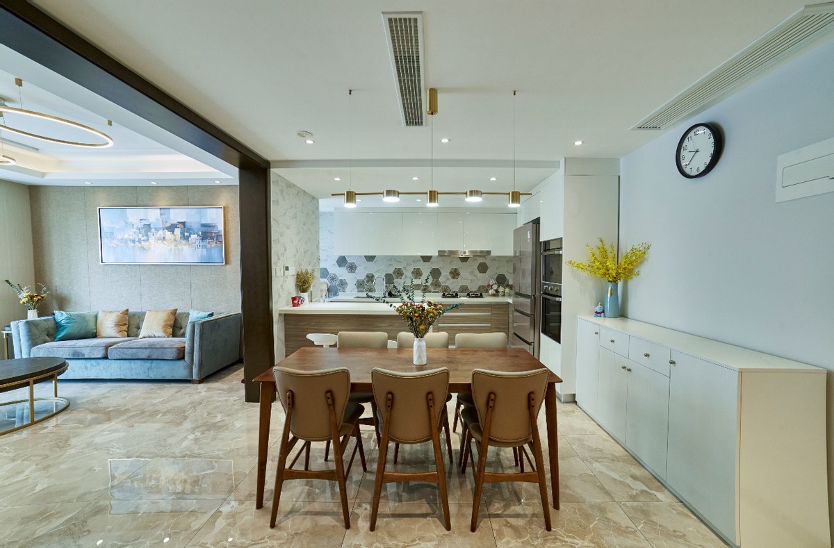 130㎡Modern light luxury style, high-end home design - iNEWS