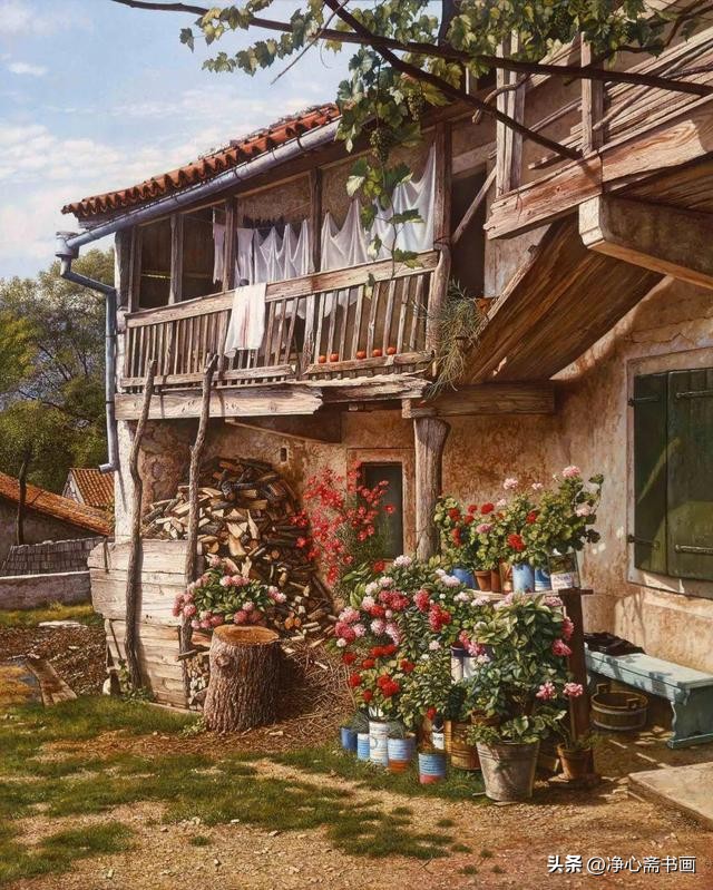 Italian painter Livio Morina, his oil paintings are beautiful and ...