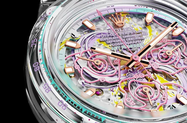 Rolex Daytona with the theme of Eros, integrated into the Mobius ring ...